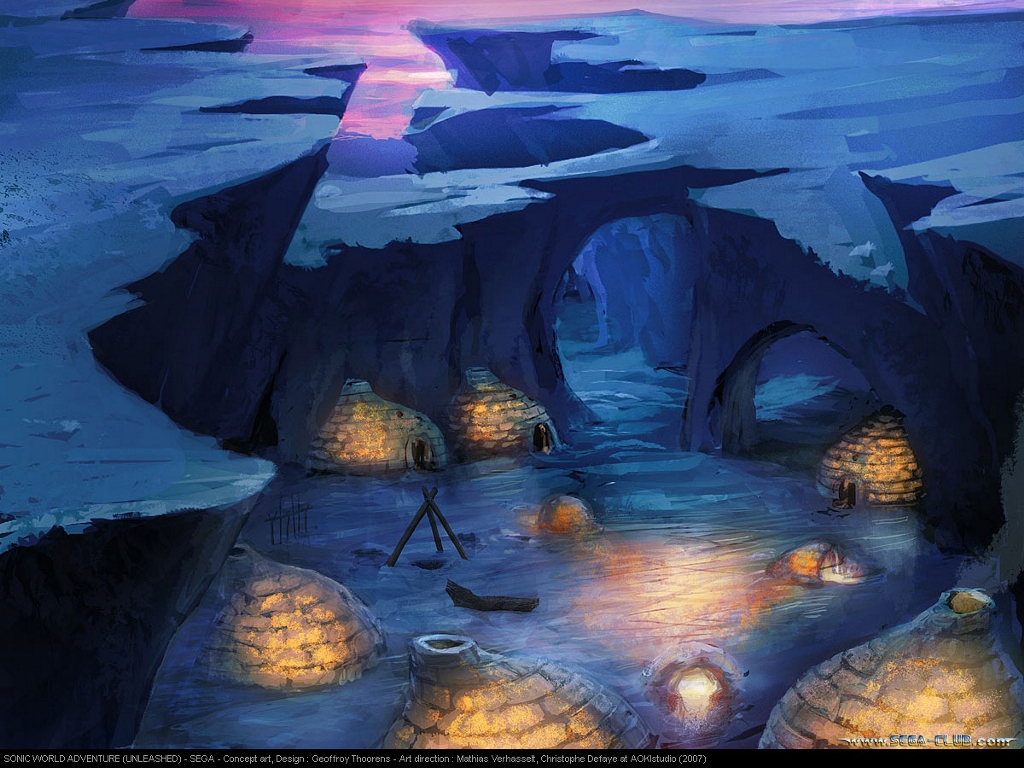 GAMING ROCKS ON: Game Art #52: Sonic Unleashed Concept Art Gallery