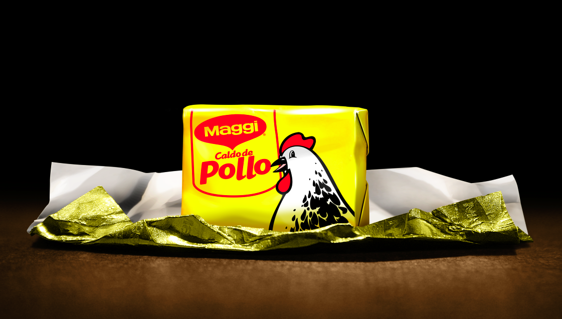 ILUSTRACIÓN NUEVA PRESENTACIÓN CUBITO MAGGI.