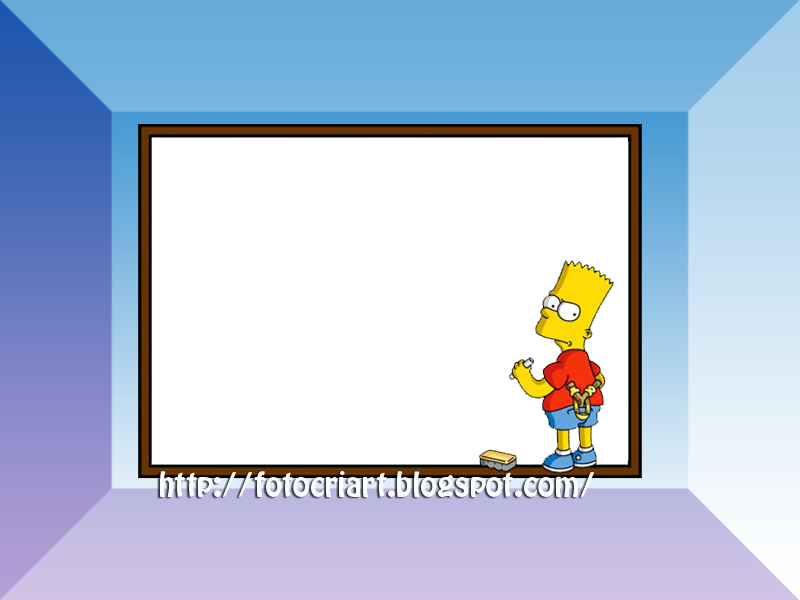 Fotocriart: Molduras dos Simpsons