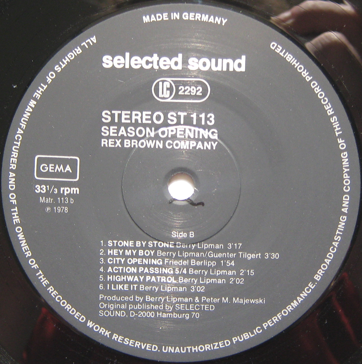 Pop Pulsations: Selected Sound - Season Opening (1978)