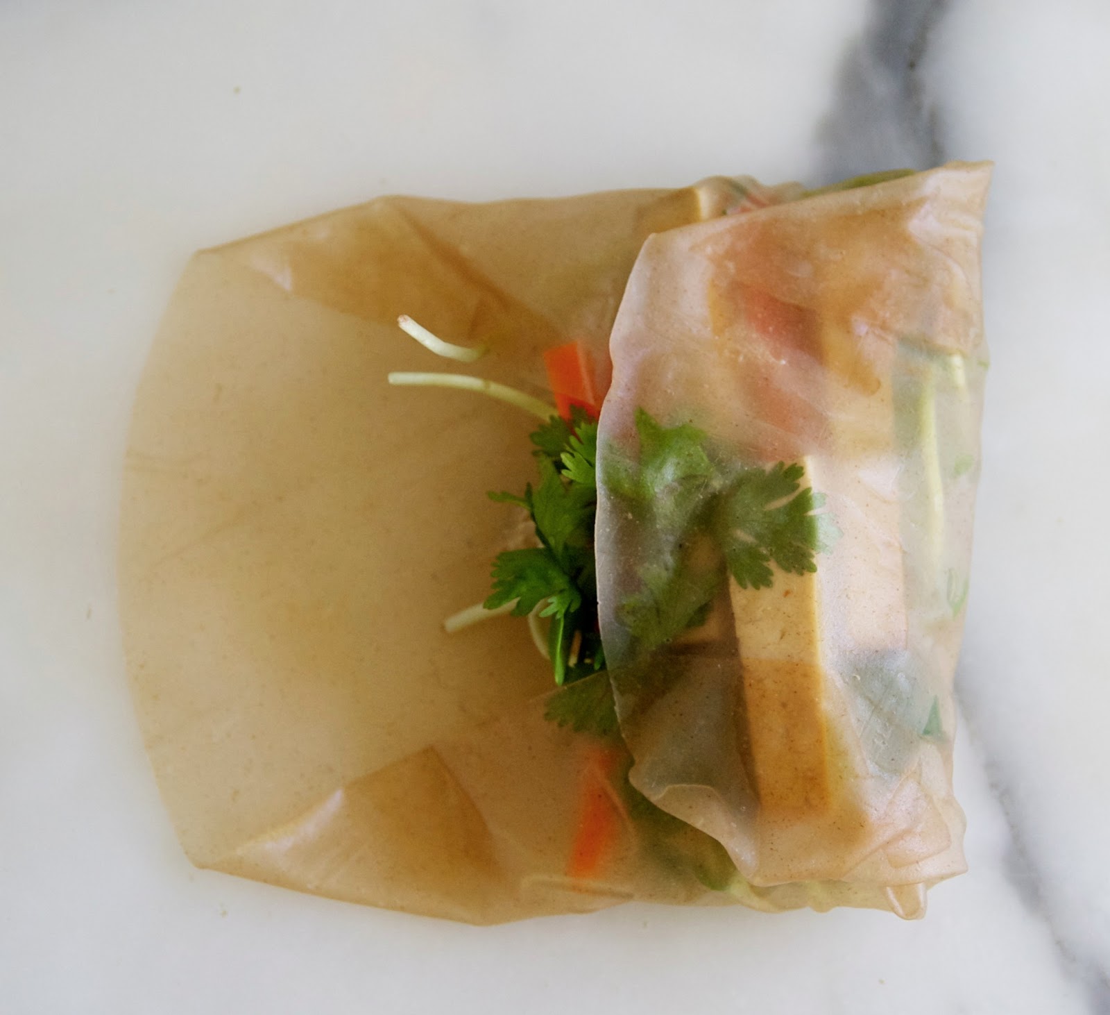 My Recession Kitchen...and garden: Brown Rice Spring Rolls with Peanut ...