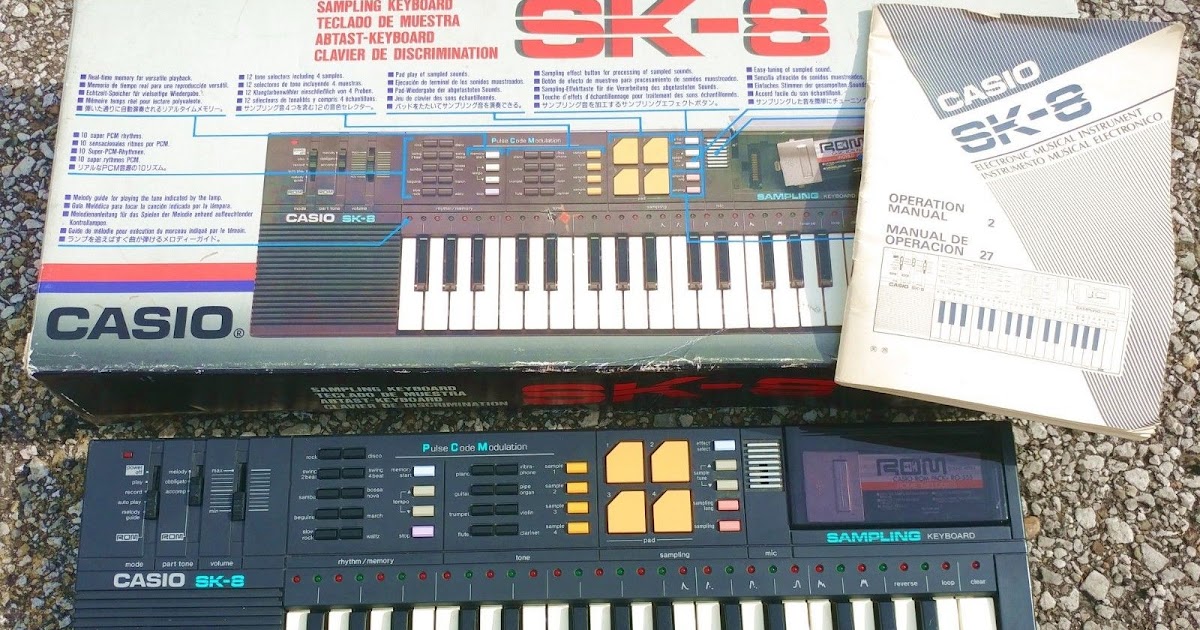 MATRIXSYNTH: Casio SK-8 Sampling Keyboard Synthesizer