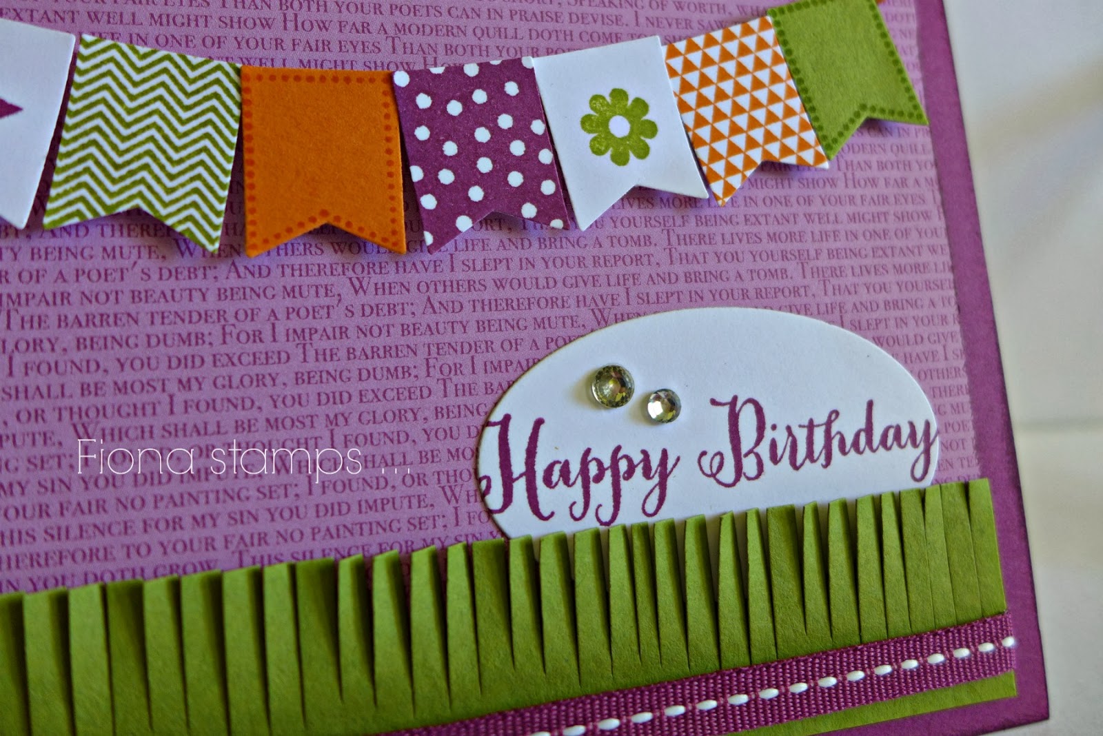 Fiona stamps ...: Banner Blast and fringe scissors!