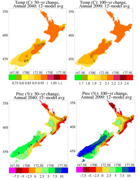 New Zealand Climate Change: Impacts of Climate Change