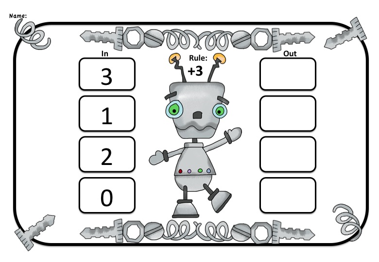 I Love Teacher's Island: Robot Function Machines