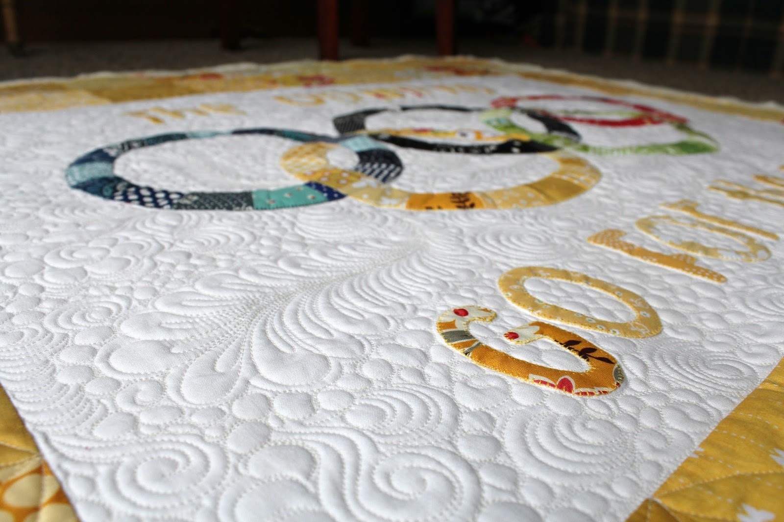 Natalie Ever After: The Olympics!!! (a quilt tutorial)