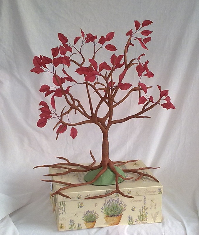 Crafty little Beanut!: paper tree