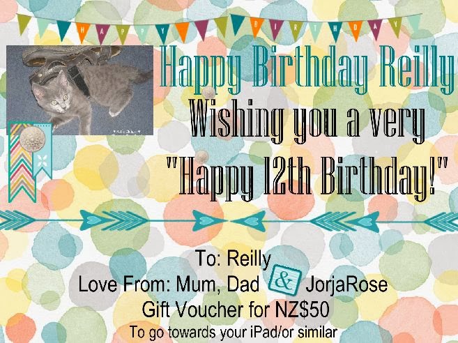 The JorjaRose Files ...: Happy Birthday Reilly!