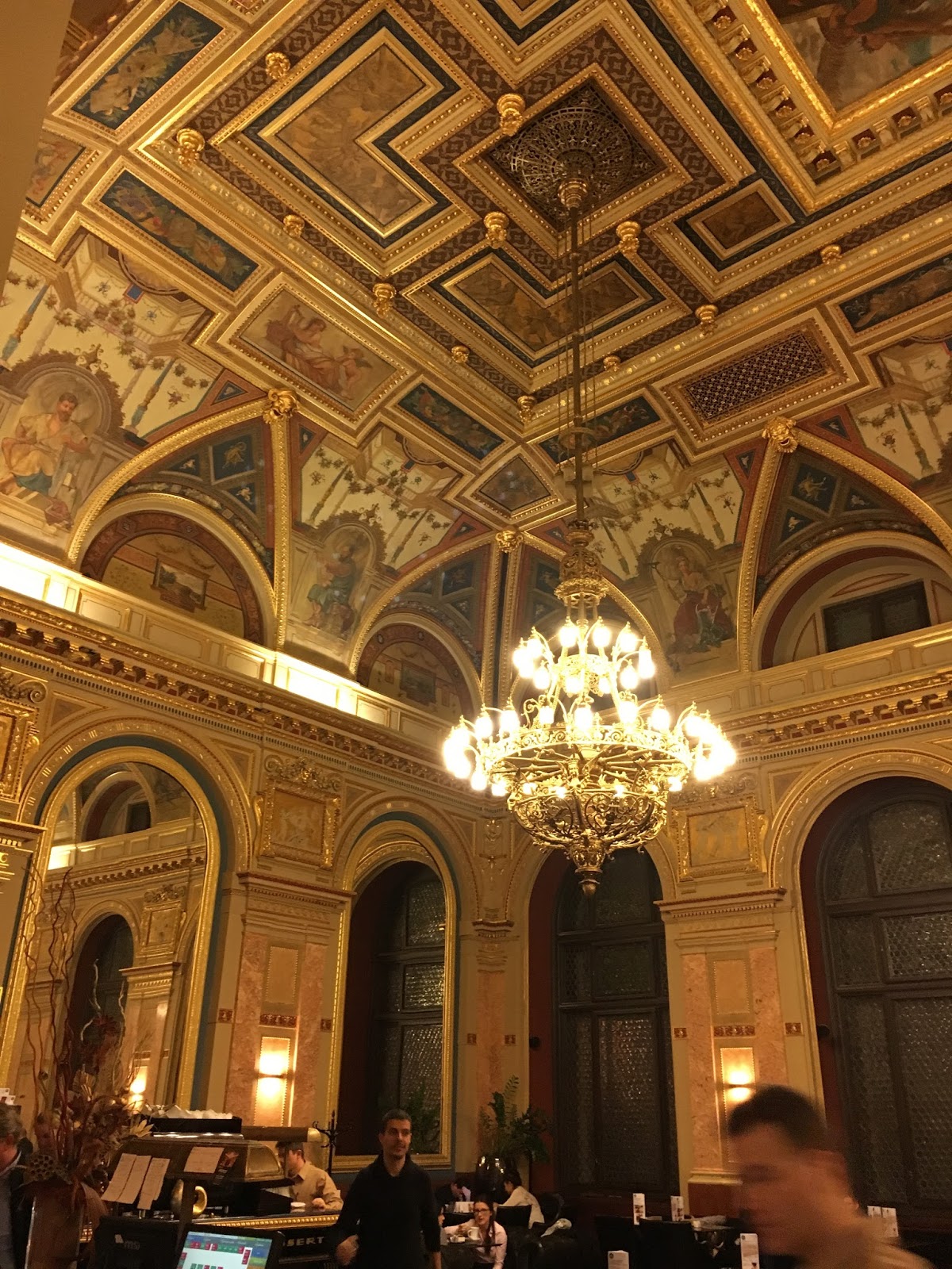 Lotz Terem Book Cafe - Budapest, Hungary - Travel is my favorite Sport