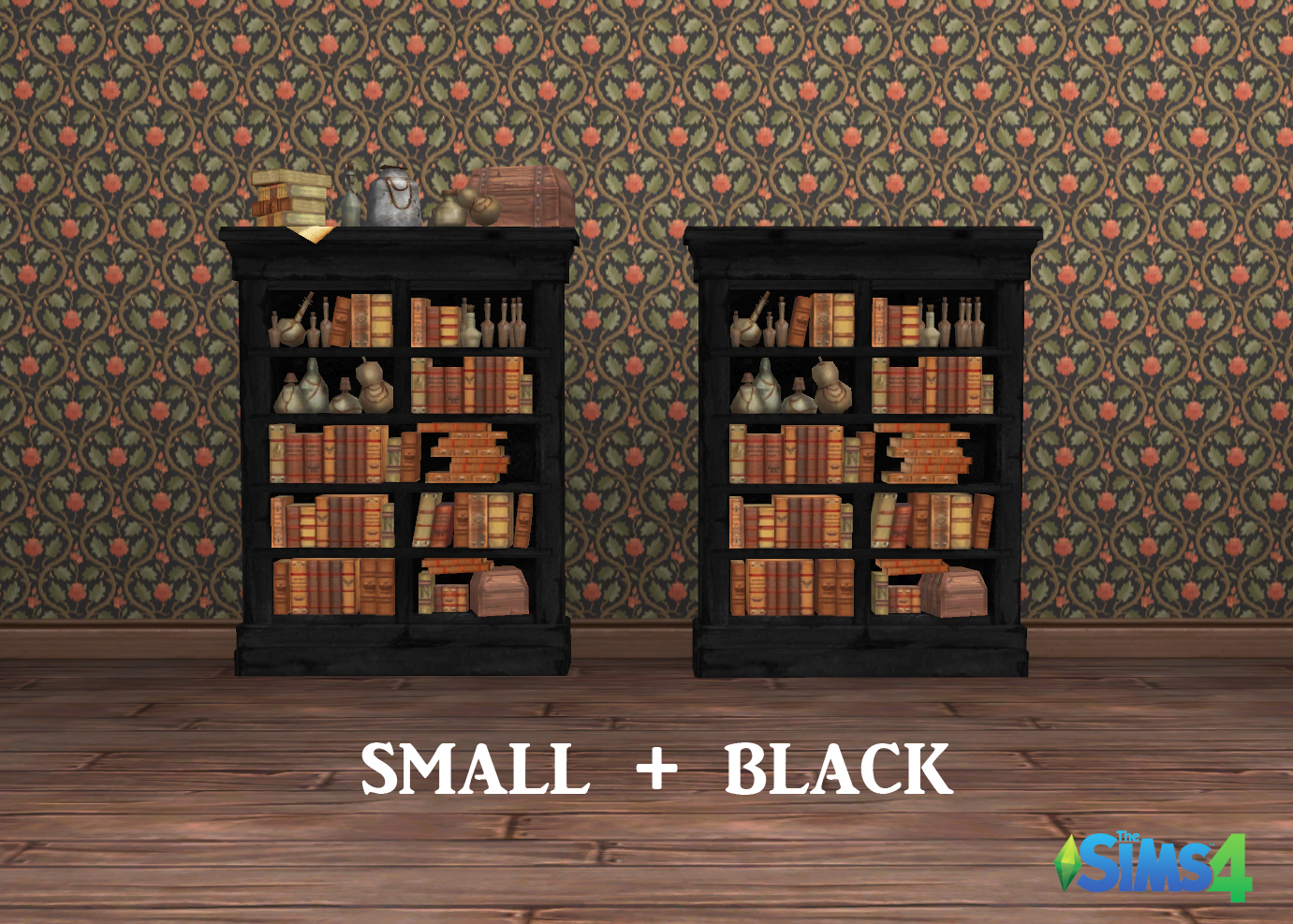 TS4: The Sims Medieval Bookcases for Sims 4 | History Lover's Sims Blog