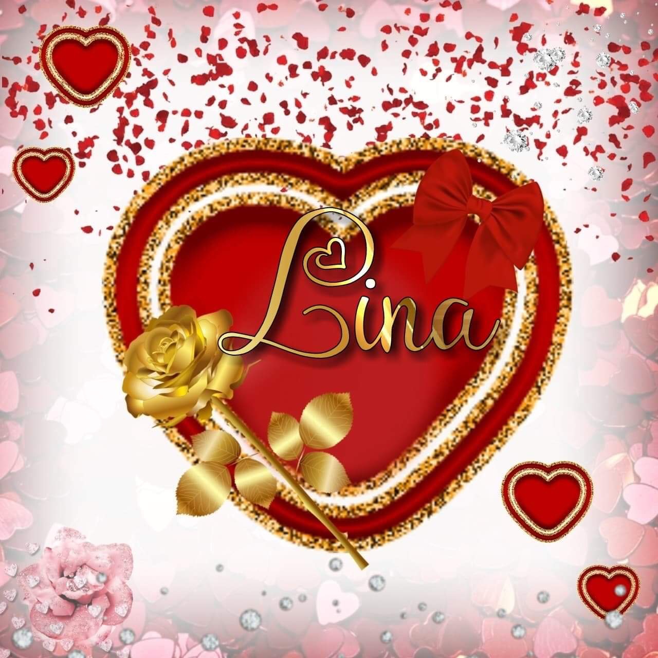 Lindo corazón con Nombres