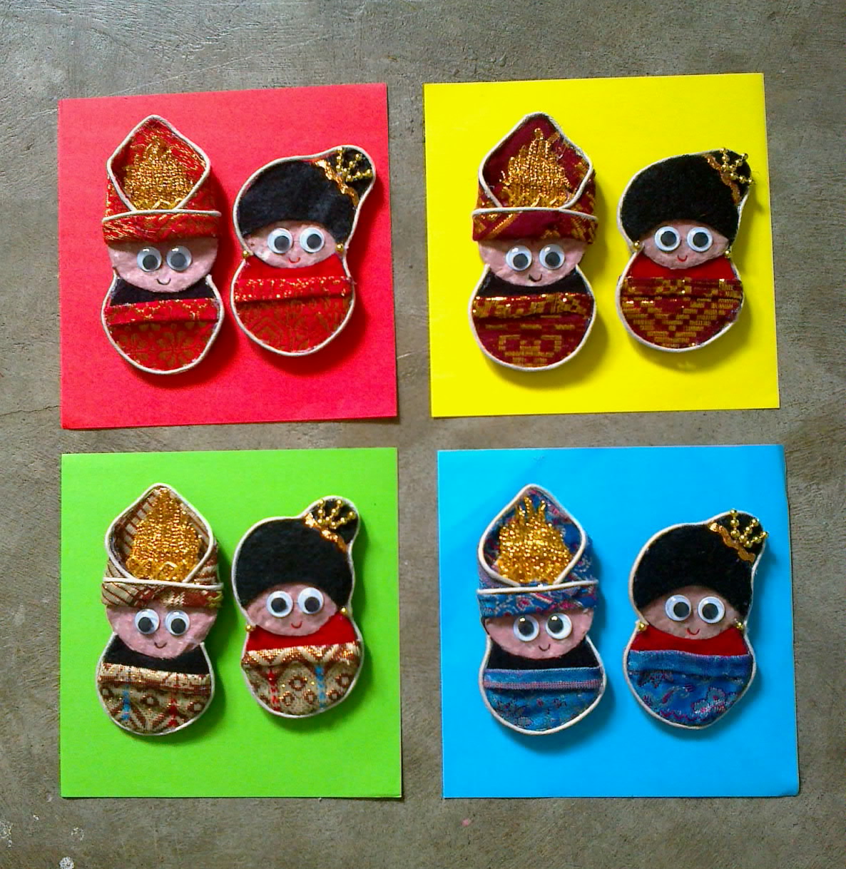 tempelan kulkas agam-inong souvenir khas aceh