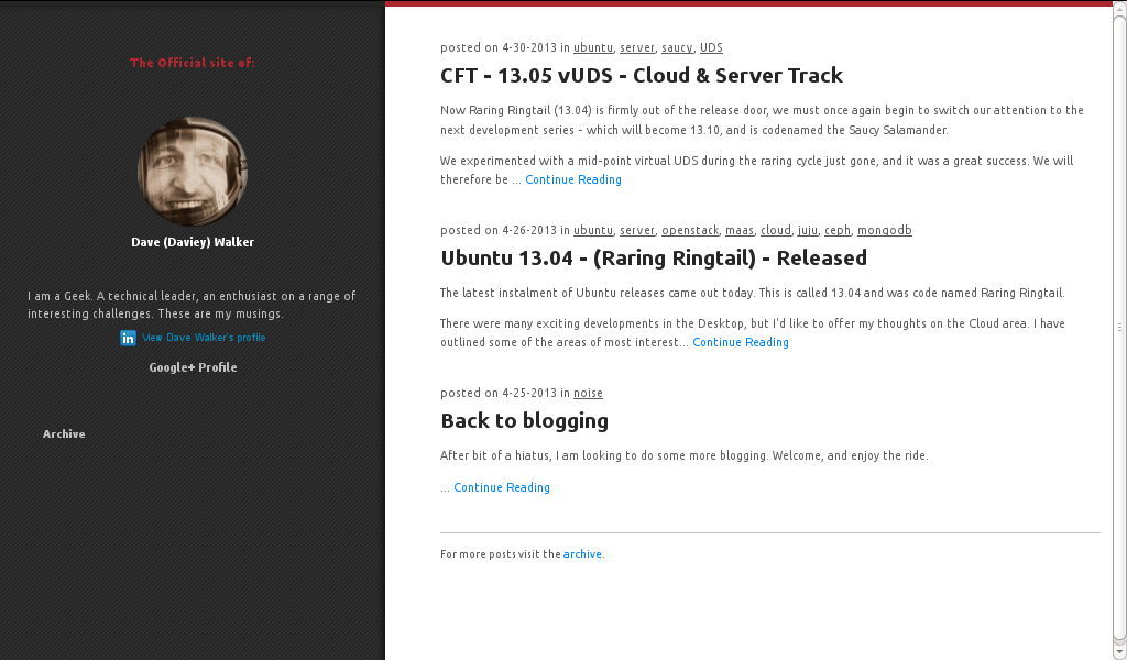 Tandem Windows-Ubuntu: Chmura w Ubuntu 13.04