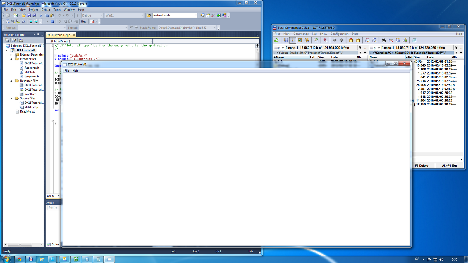 The AWESOME 3D Game Engine Project: DirectX11 Tutorial 1: Getting started