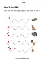 Free Nursery Worksheets: Writing Readiness Worksheets