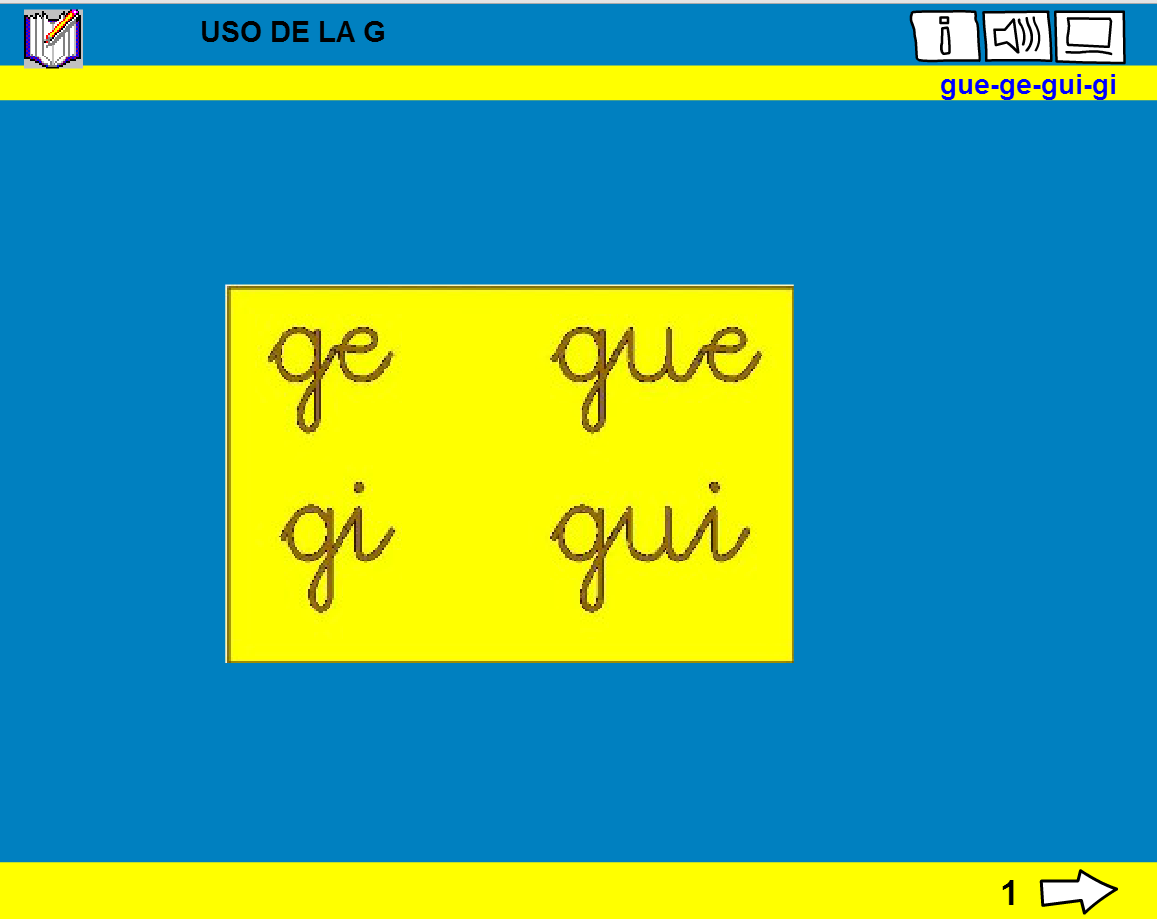 7mo Grado - VDS - 2020: Uso de la G