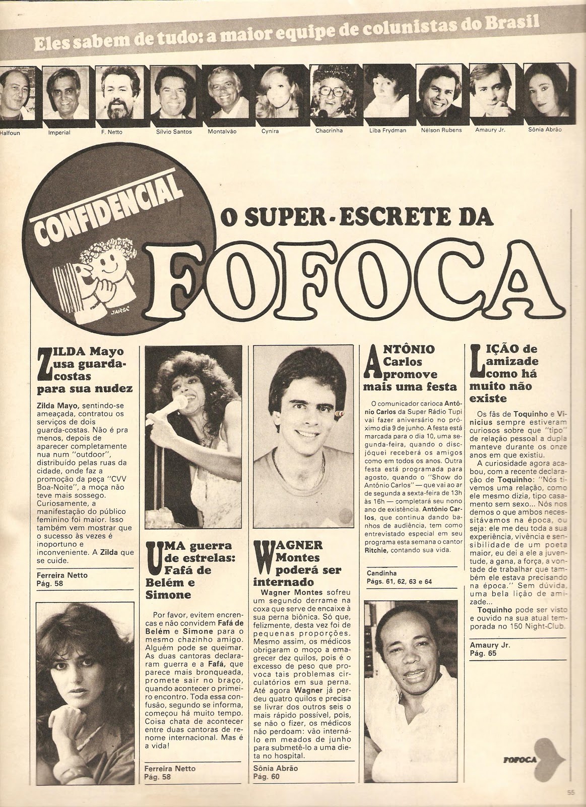 REVISTA AMIGA E NOVELAS: O ESCRETE DA FOFOCA - REVISTA AMIGA