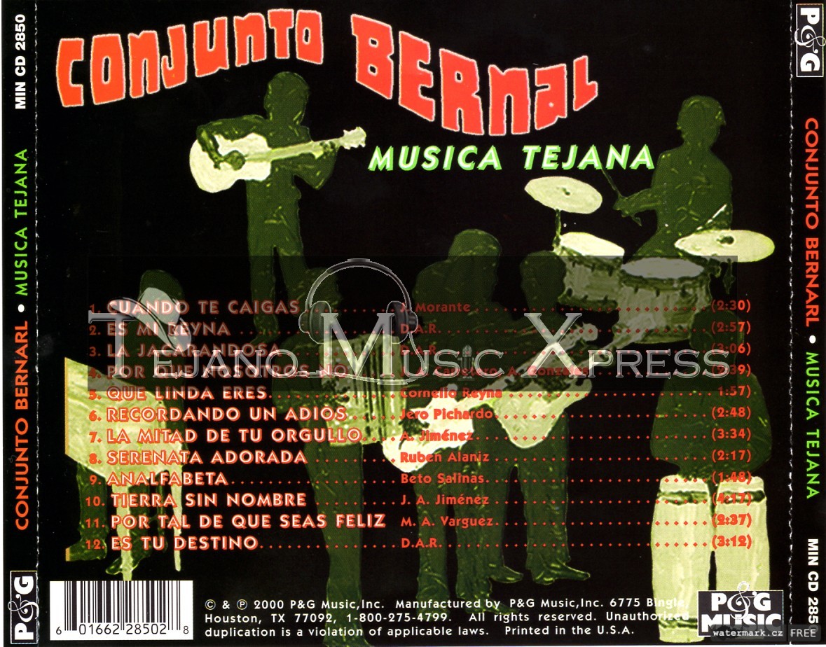 TMX: Conjunto Bernal - Musica Tejana Original Classics (2000)