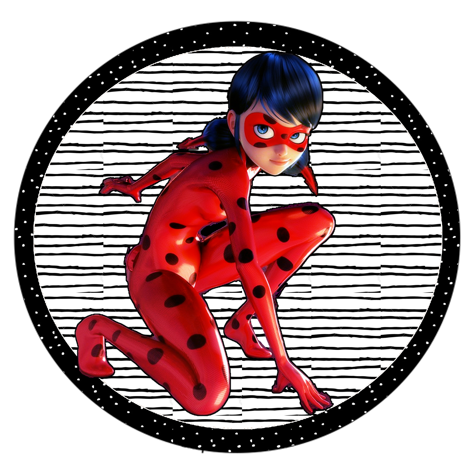 Topper miraculous ladybug
