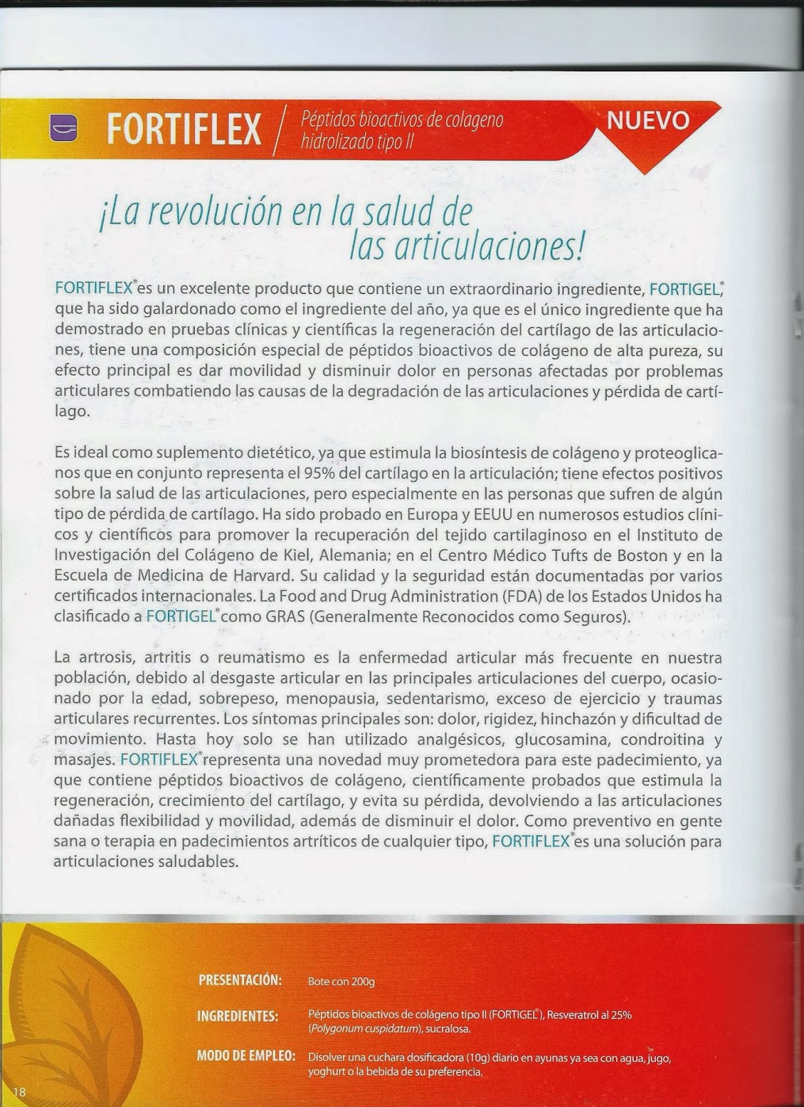 REDNATURA: FORTIFLEX BENEFICIOS