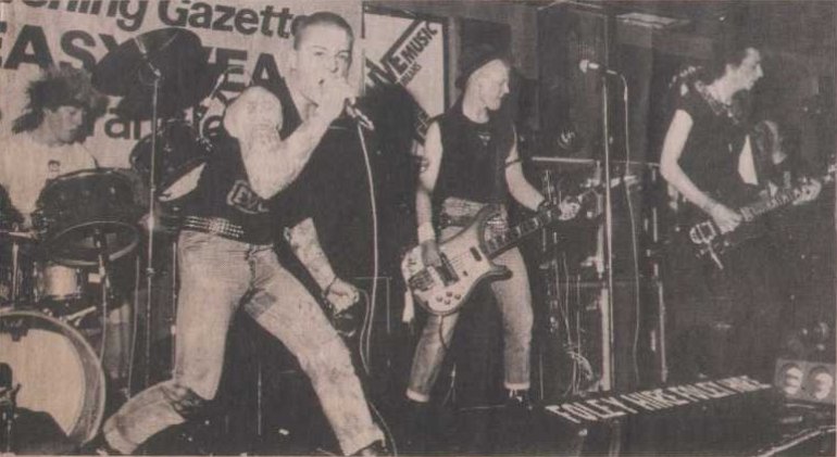 hardcore punk: One Way System - Writing On The Wall LP (1983)