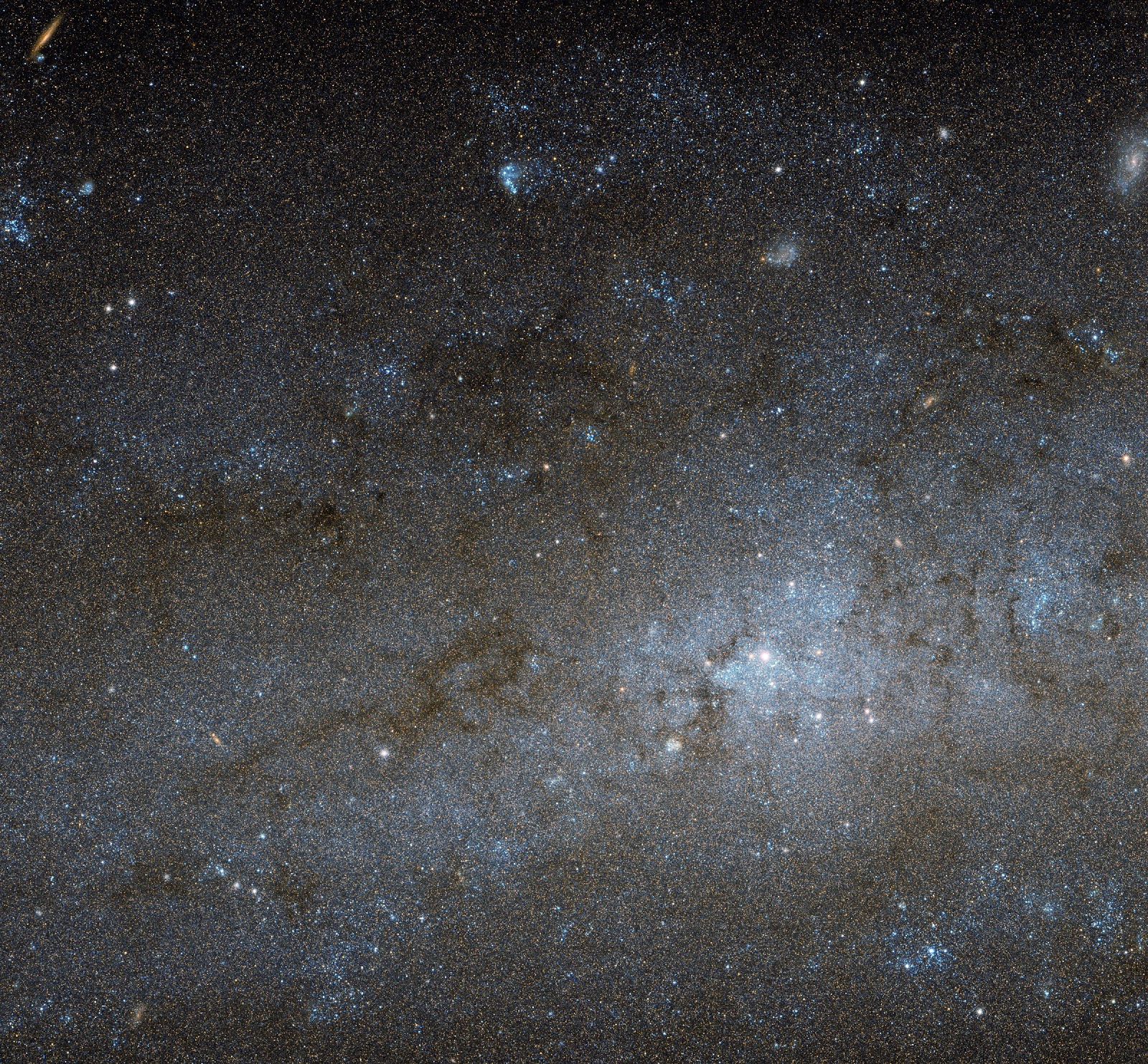 The centre of spiral galaxy NGC 247 | WALPAPER