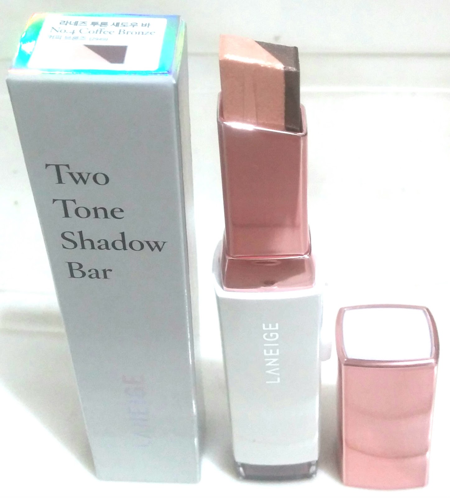Laneige Two Tone Shadow Bar #4 Coffee Bronze - WateryScenery