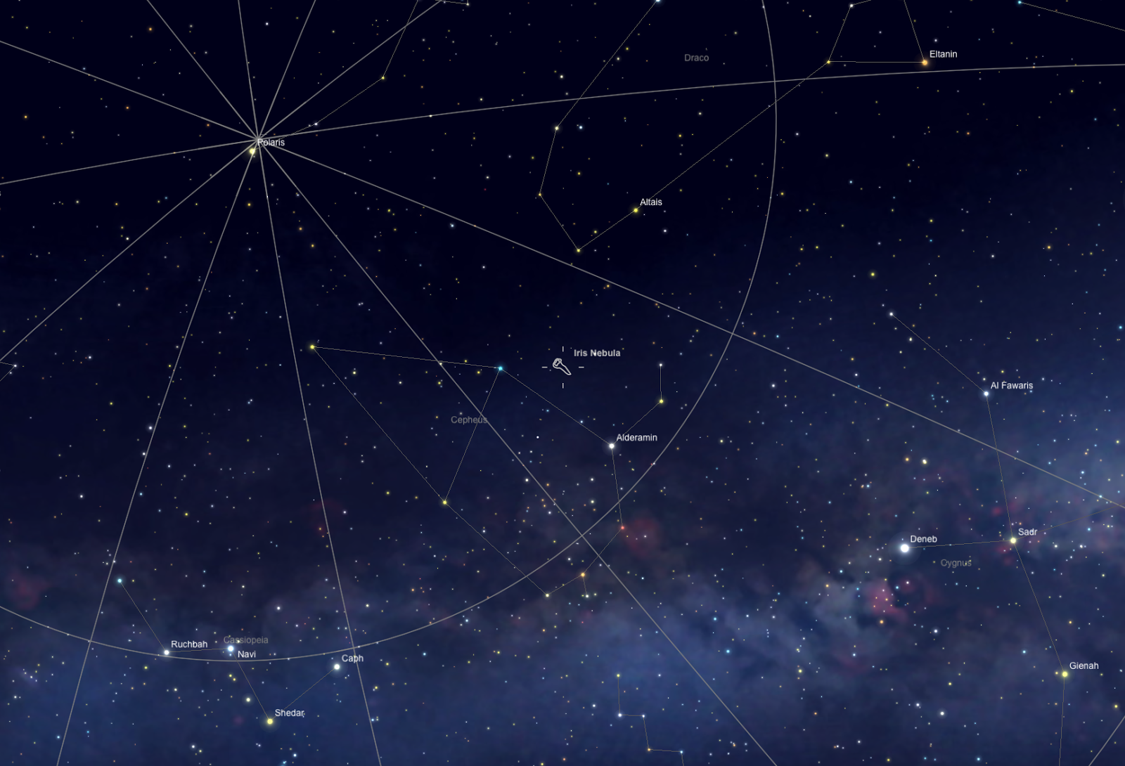 Astronomía desde Polop: Nebulosa Iris (NGC 7023)