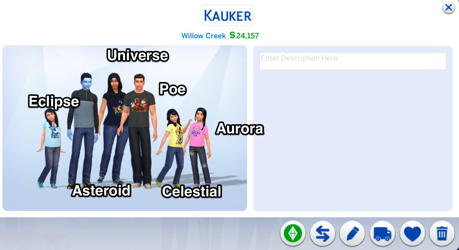 Tranquility Creek: A Sims 4 Prosperity Challenge: Kauker 1: Round 18