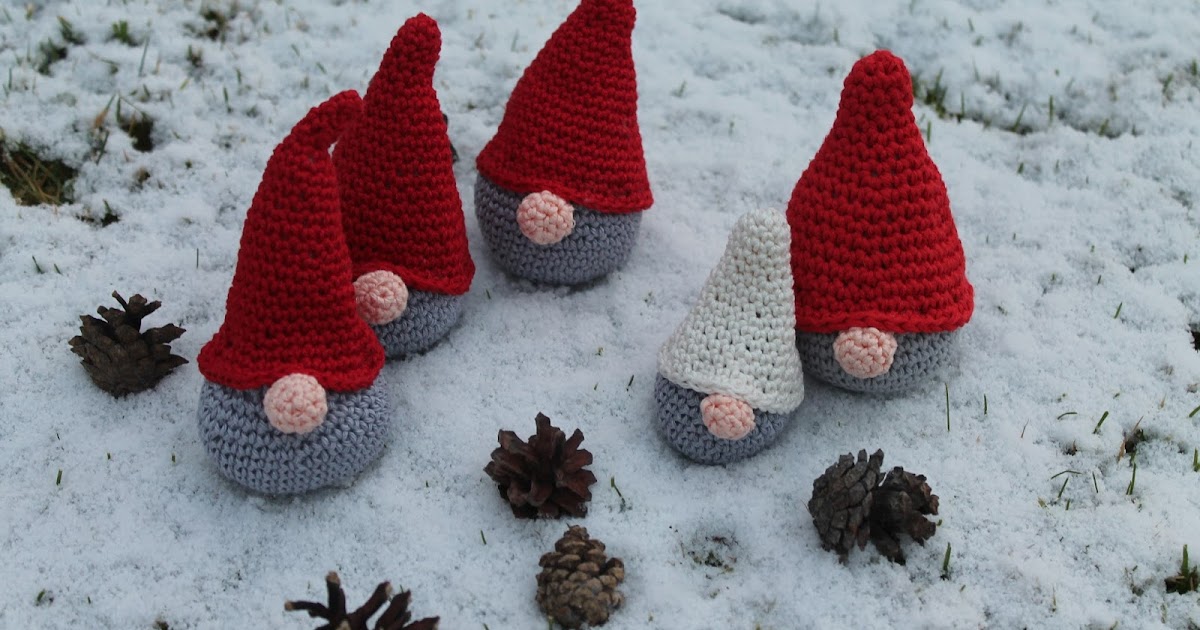 lindas allehanda: små virkade tomtar