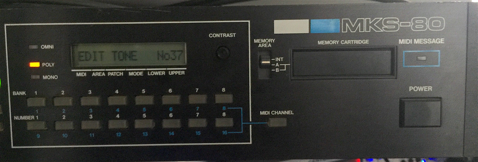 MATRIXSYNTH: Roland MKS-80 Super Jupiter Vintage Synth Module SN 501519