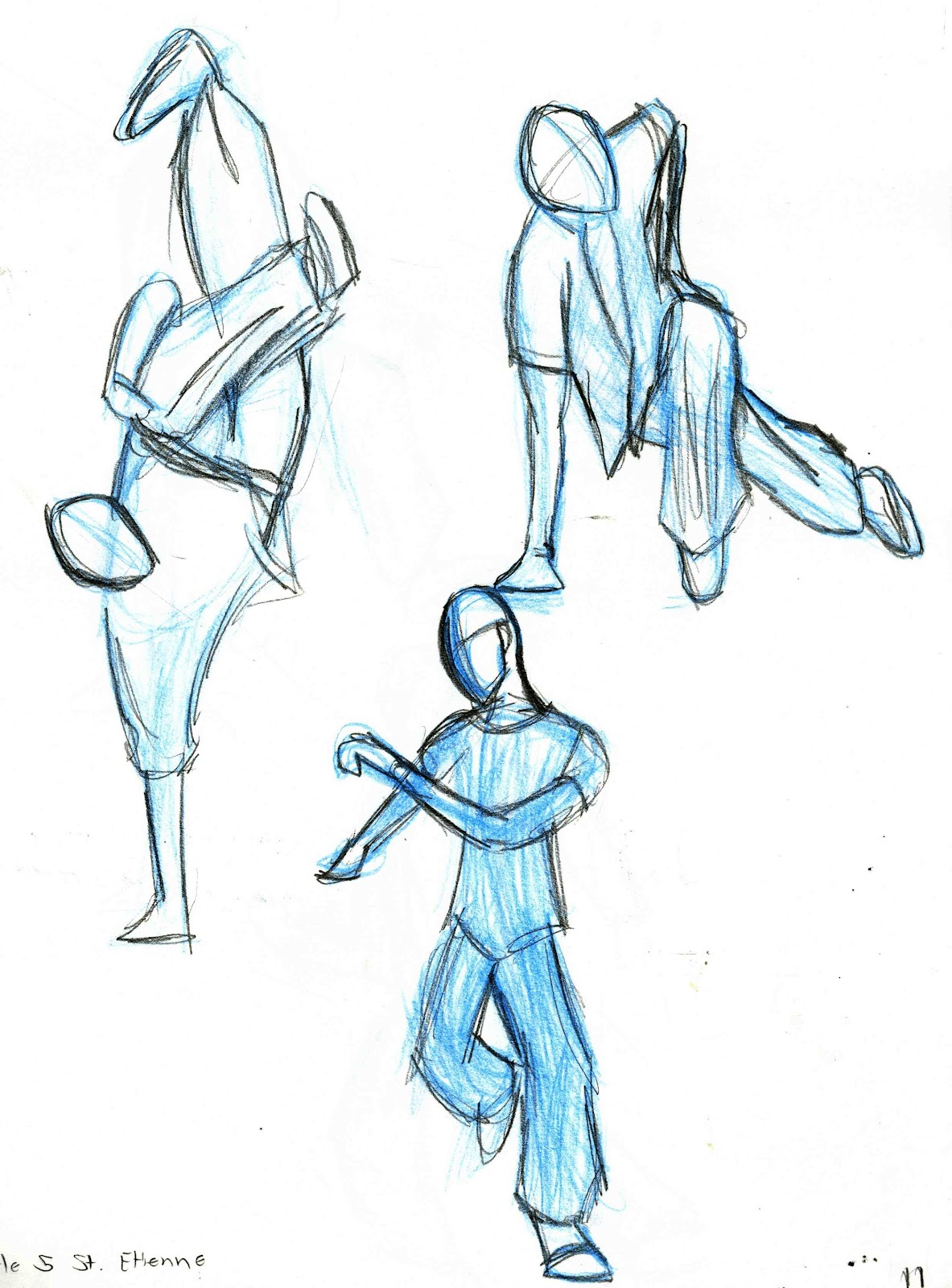 Motion Man's Flipbook: Bboy Gesture Drawings