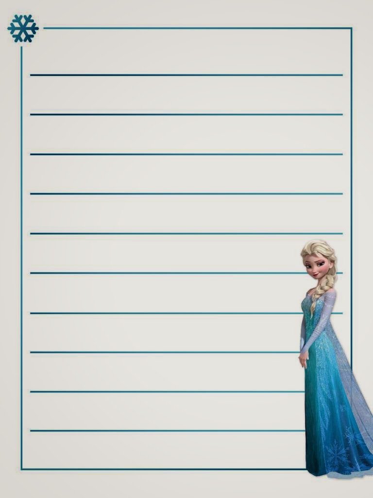Frozen Free Printable Notebook. - Oh My Fiesta! in english