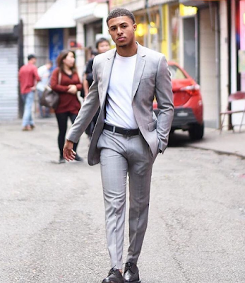 Diggy Simmons and his eggplant step out in style...:-)