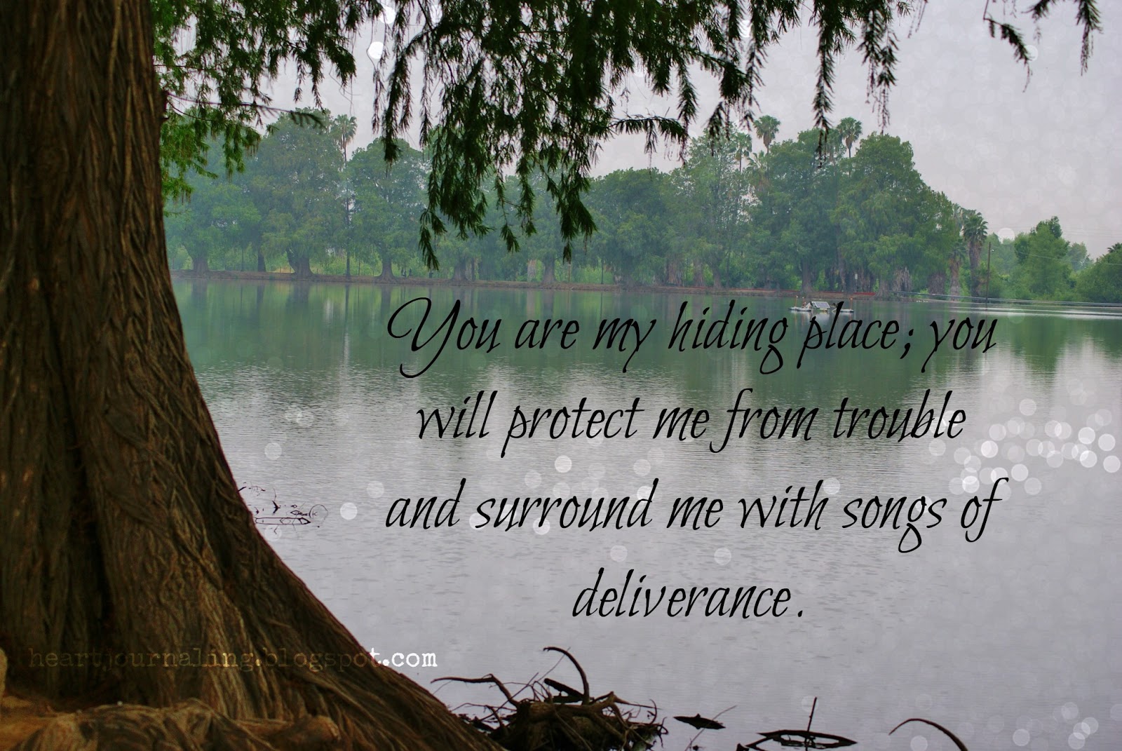 HE ART Scripture Picture Psalm 32 7