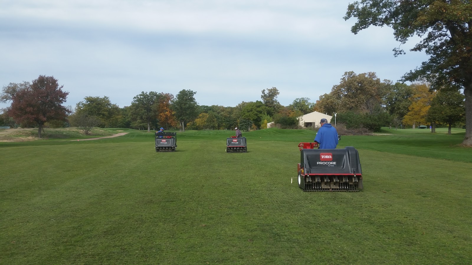 Wilmette Golf Club Grounds and Greens : Fairway Seeding Program and Process