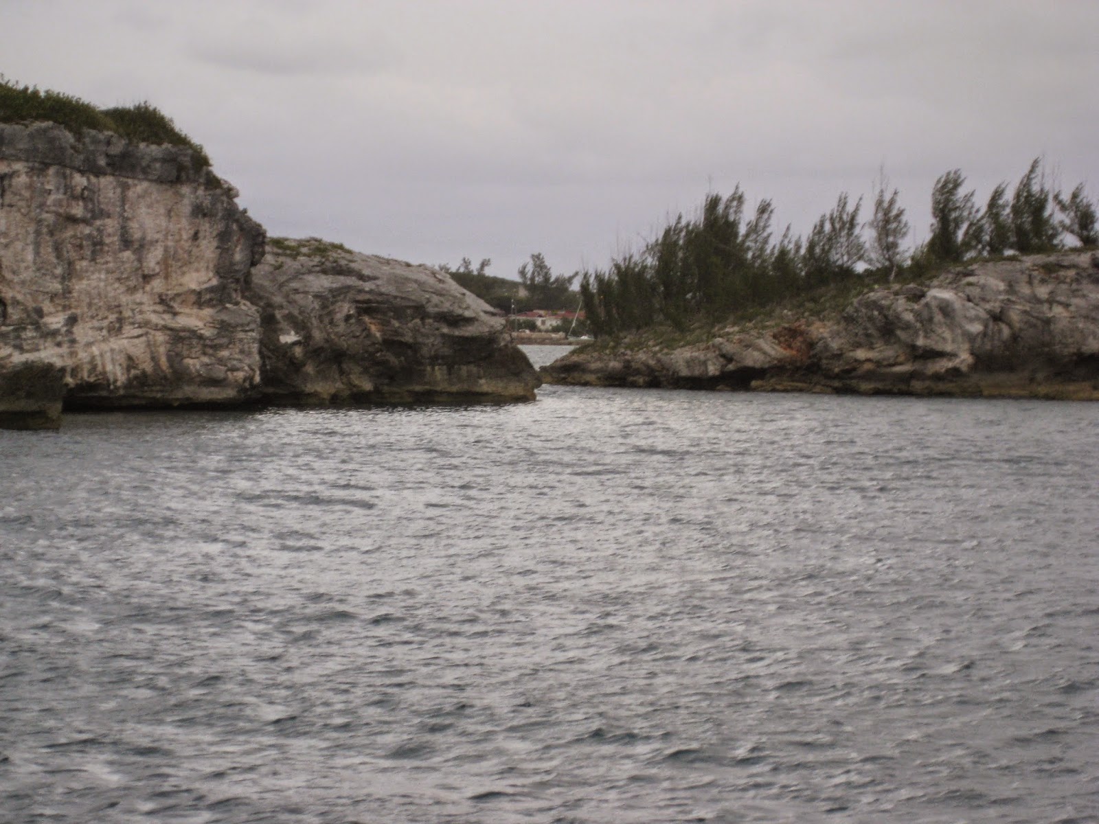 Seven Years to Australia: Channel Cut Complete/ Anchored at Hatchet Bay
