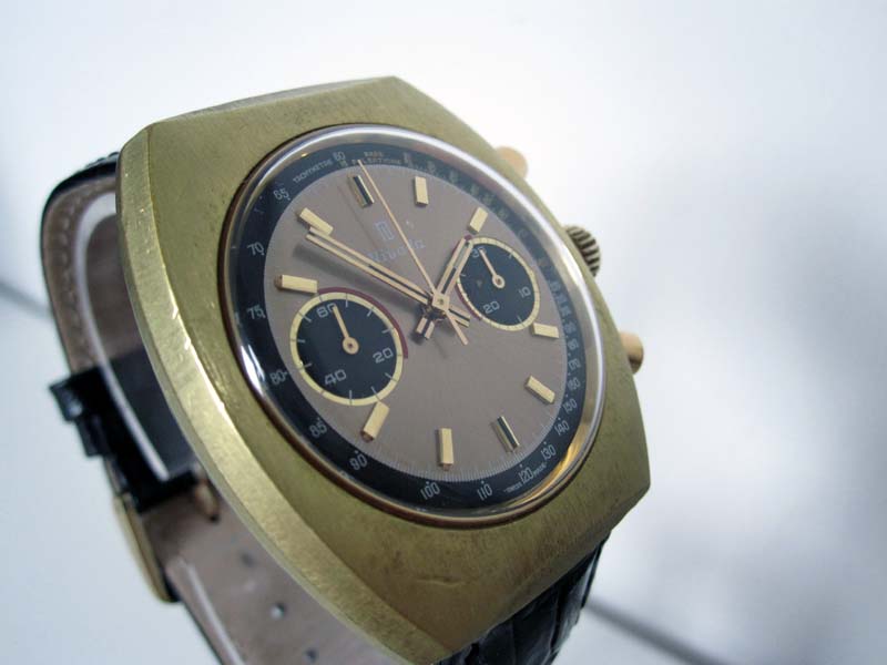 Vintage chronographs: 1970's Nivada chronograph with Valjoux 7733 movement