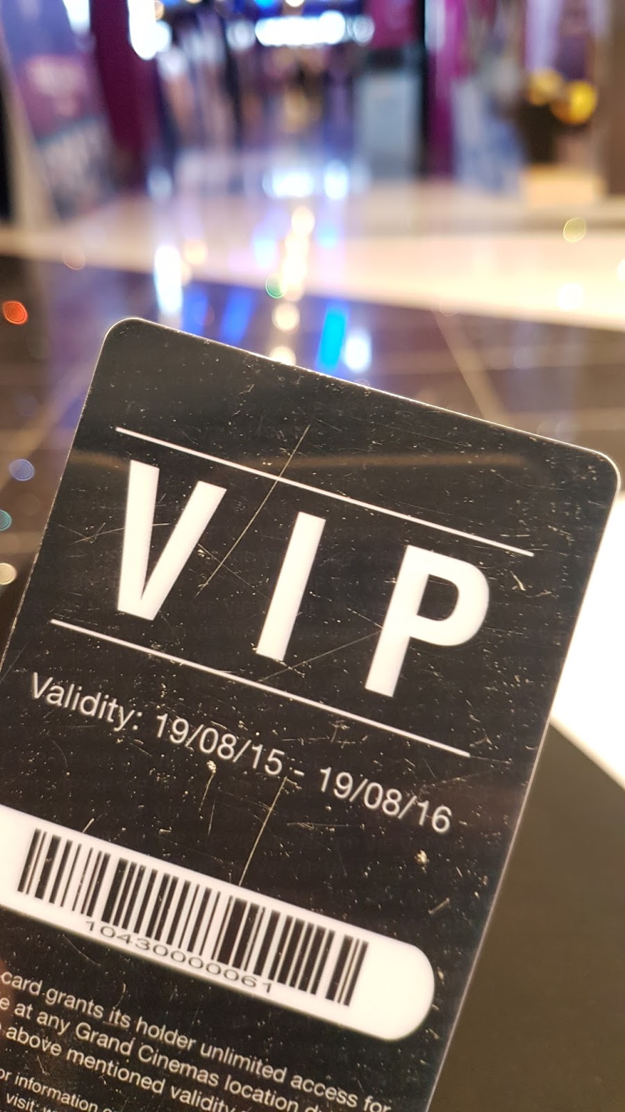 Life in Kuwait Blog: My Grand Cinemas VIP has Expired