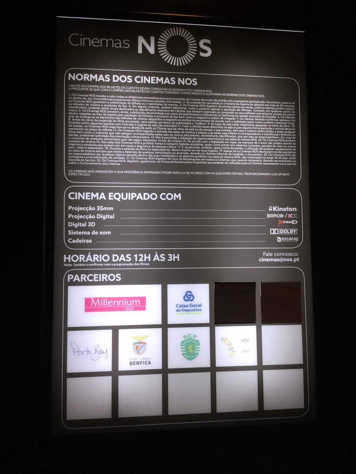 Elokuvateattereita: Cinemas NOS Amoreiras (ent. ZON Lusomundo Amoreiras)