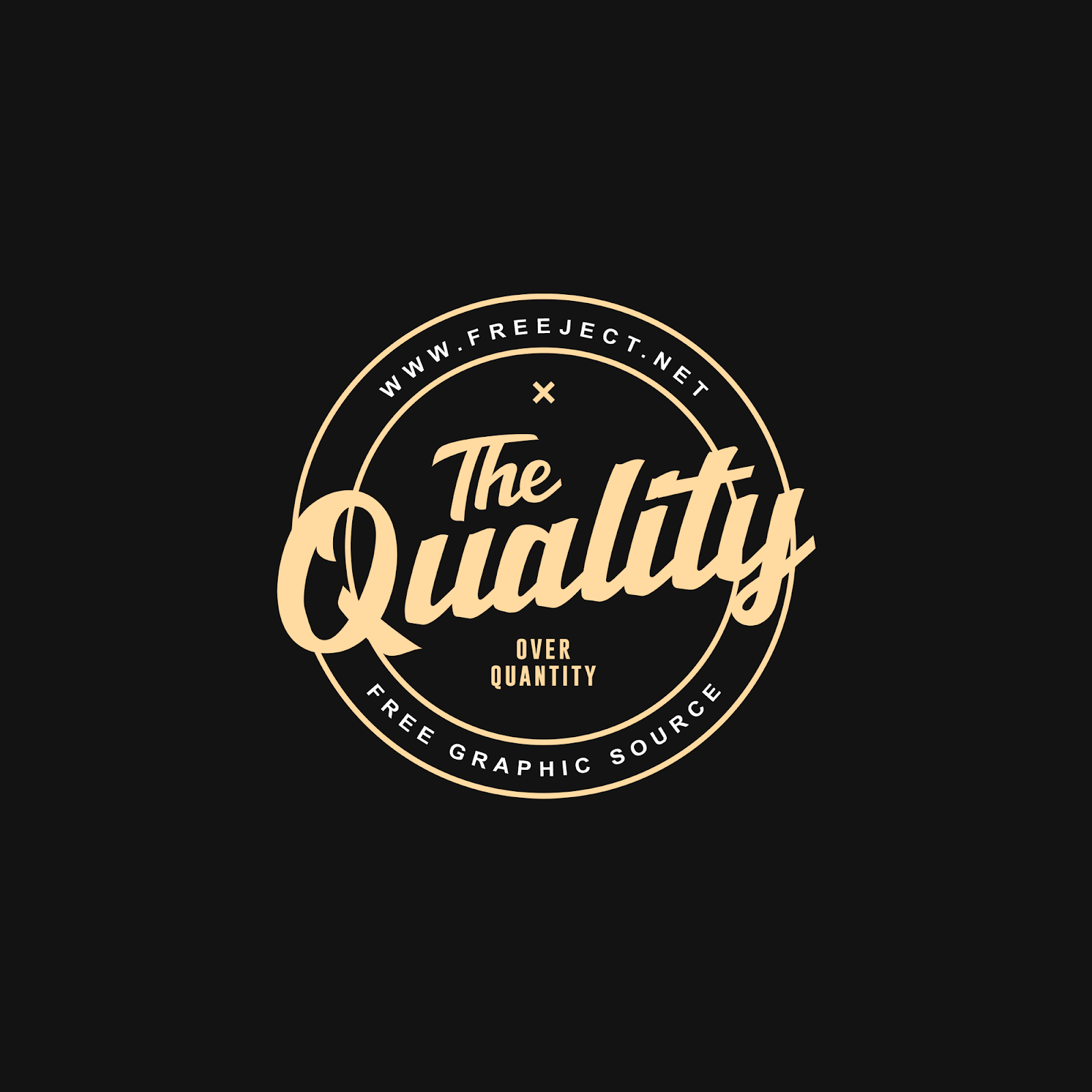 Free Download Quality Badge logo Template - PSD File