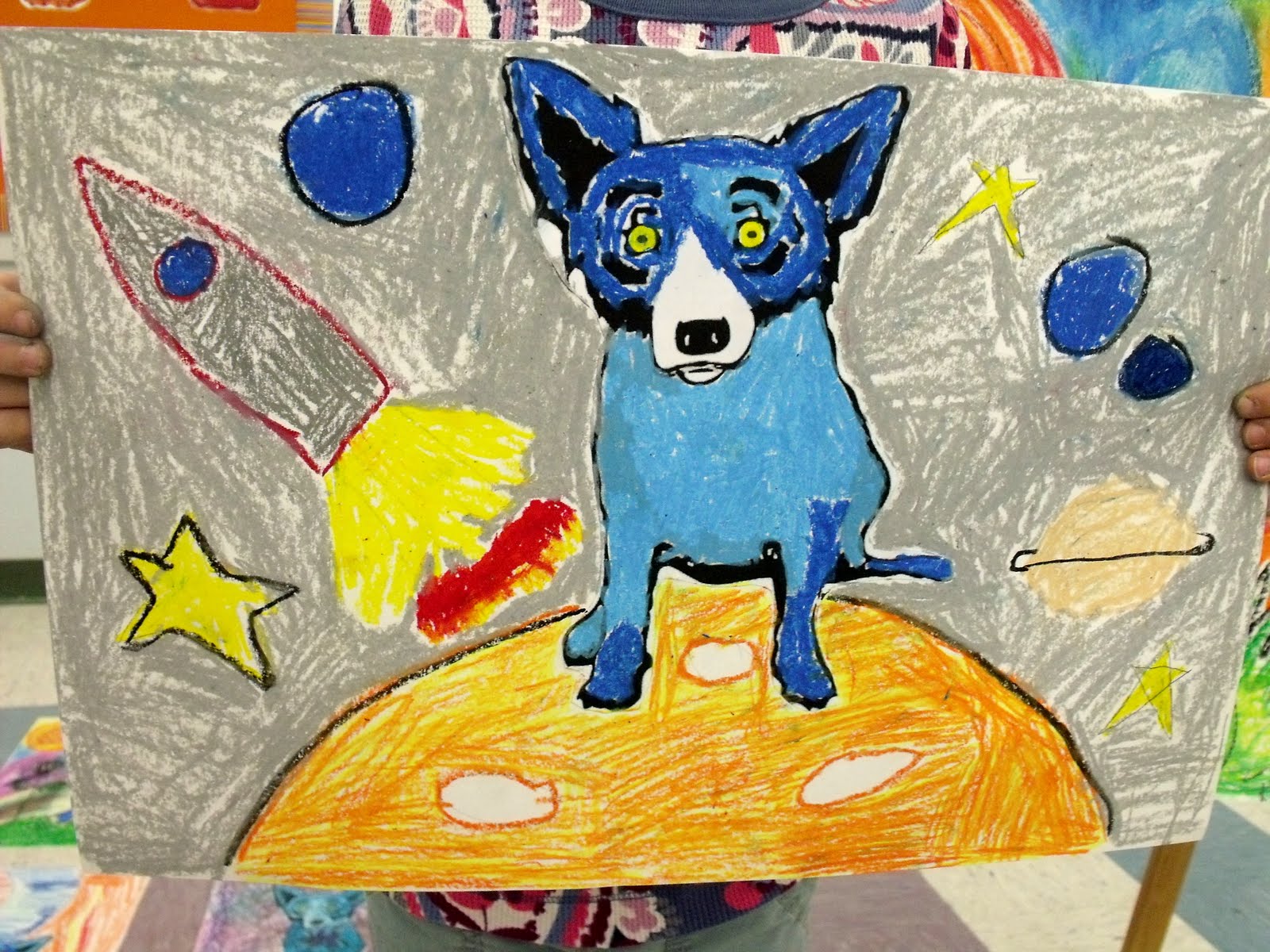 A Glimmer of Light: Who Doesn't Love a Blue Dog??