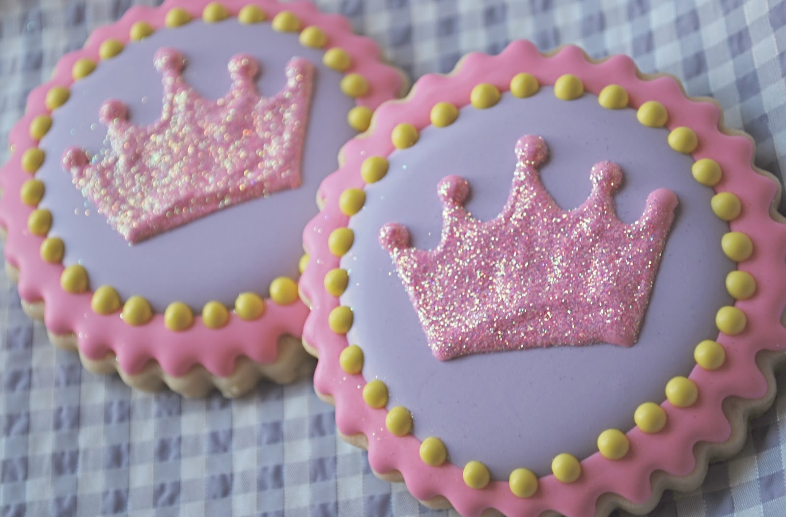 Sweet Goosie Girl: Princess Crown Cookies