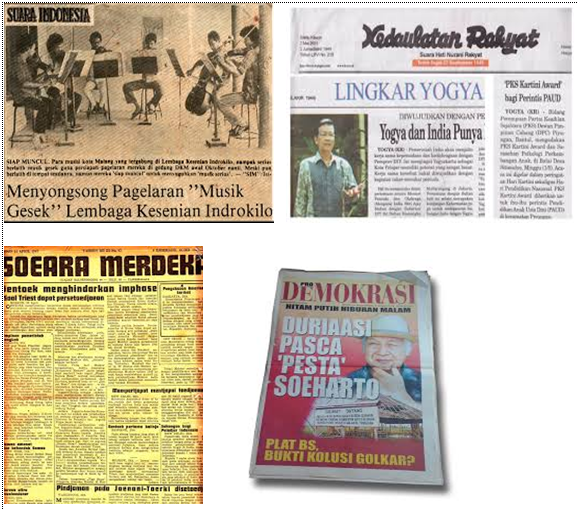 sejarah media cetak koran indonesia