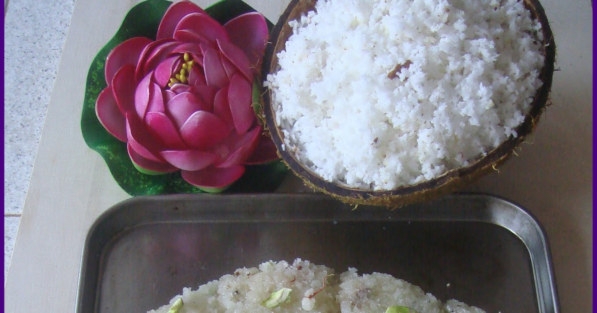 Taste of Mysore: Kobbari Mithai/Coconut Burfi