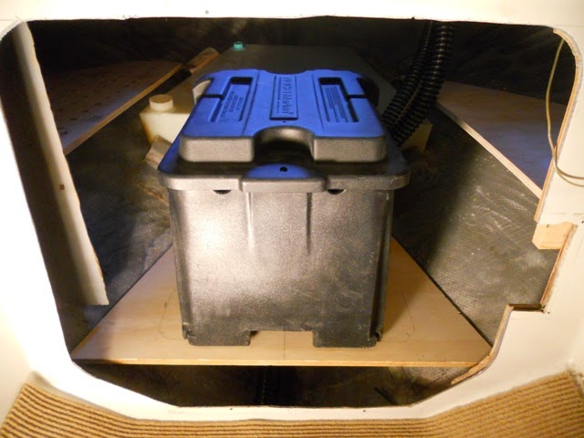 Ericson 25, Oystercatcher: Lazarette Modifications, Part 12: Battery ...