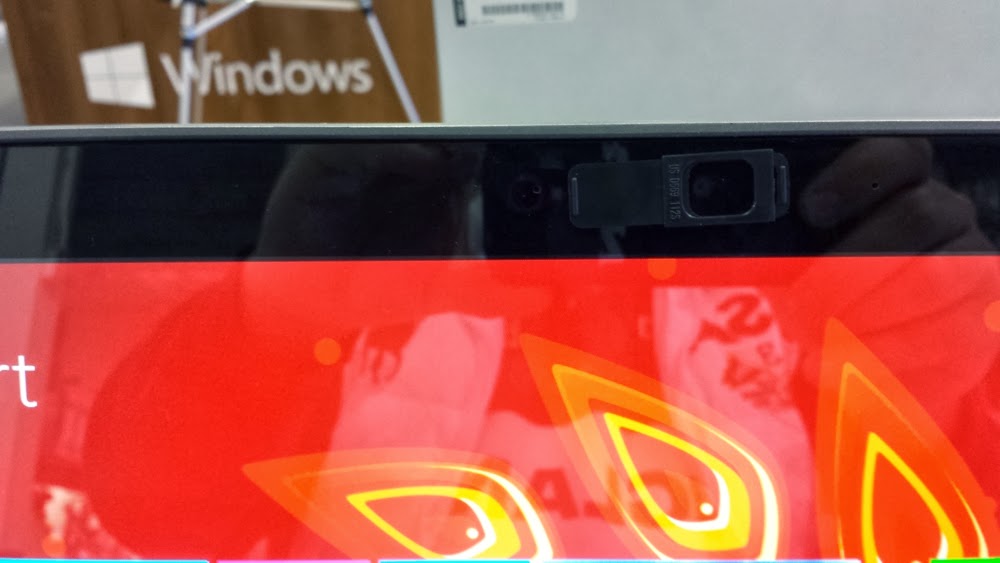 WebCam Covers: HP Envy Laptop with Webcam cover by C-SLIDE