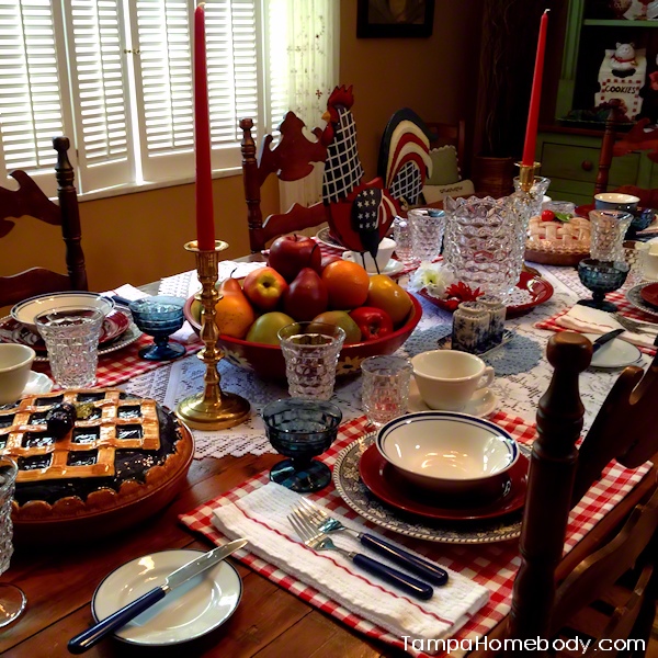 Yankee Doodle Dandy Table Decor!