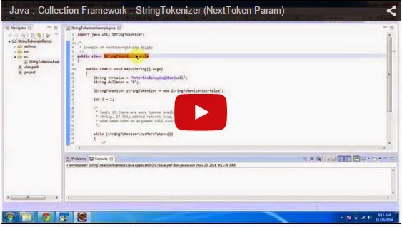 Java Ee Java Collection Framework Stringtokenizer