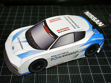 Papercraft - Nissan Leaf Nismo RC - Papercraft4u | Free Papercrafts ...